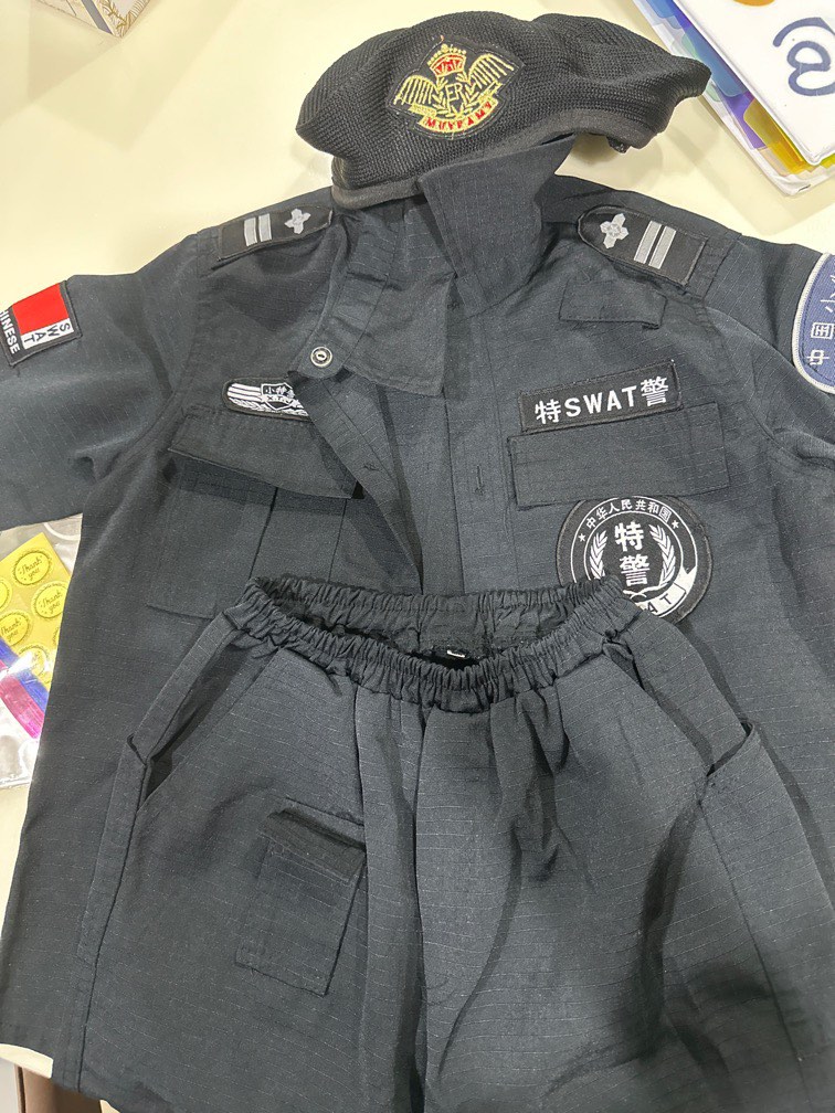 Police dress up costume for kids, Babies & Kids, Babies & Kids Fashion ...