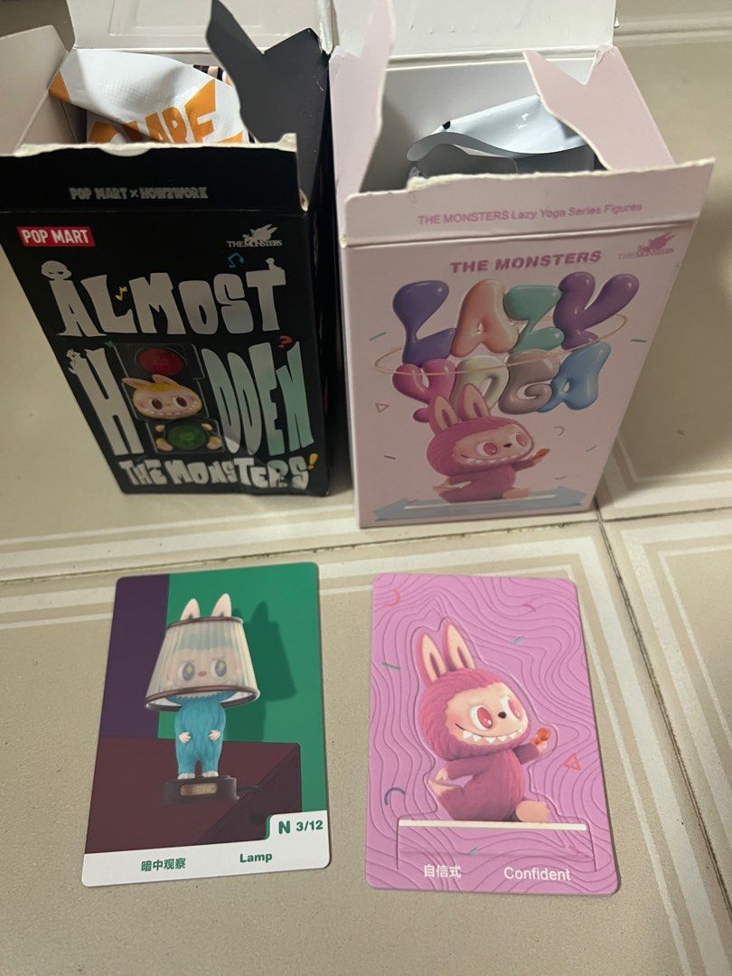 Popmart Labubu figurines, Hobbies & Toys, Toys & Games on Carousell