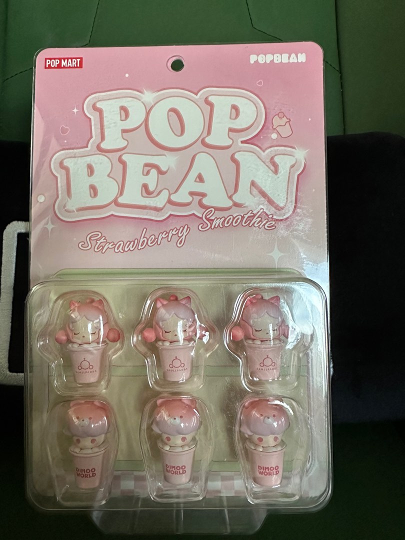 Popmart Popbean Strawberry Smoothie, Hobbies & Toys, Toys & Games on ...