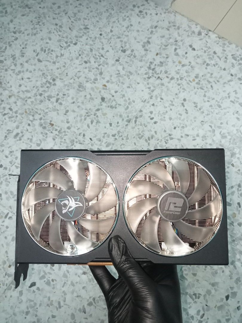 Power Color Hellhound GPU Amd RX6650 XT 8GB RGB, Computers & Tech ...