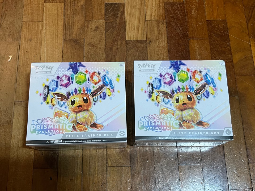 Prismatic evolution ETB $200 each , Hobbies & Toys, Toys & Games on ...