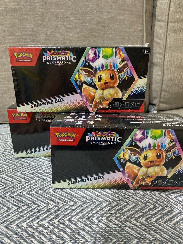 Prismatic Evolution Suprise Box, Hobbies & Toys, Toys & Games on Carousell