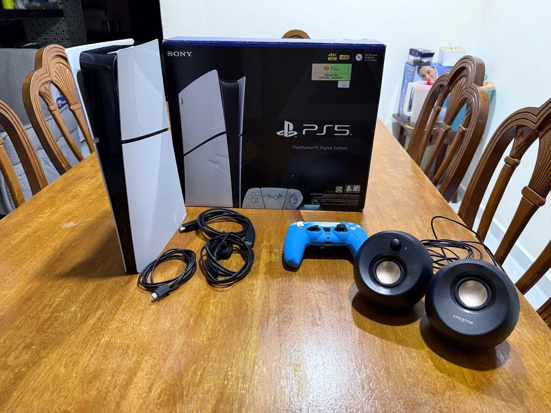 Ps5 Slim Digital 1TB MYSET, Video Gaming, Video Game Consoles ...