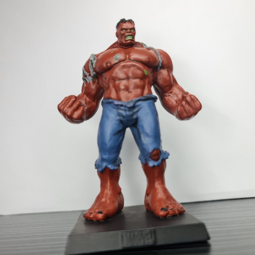 Red Hulk (Custom) | Eaglemoss Marvel Figure | Die-Cast, Hand-Painted ...