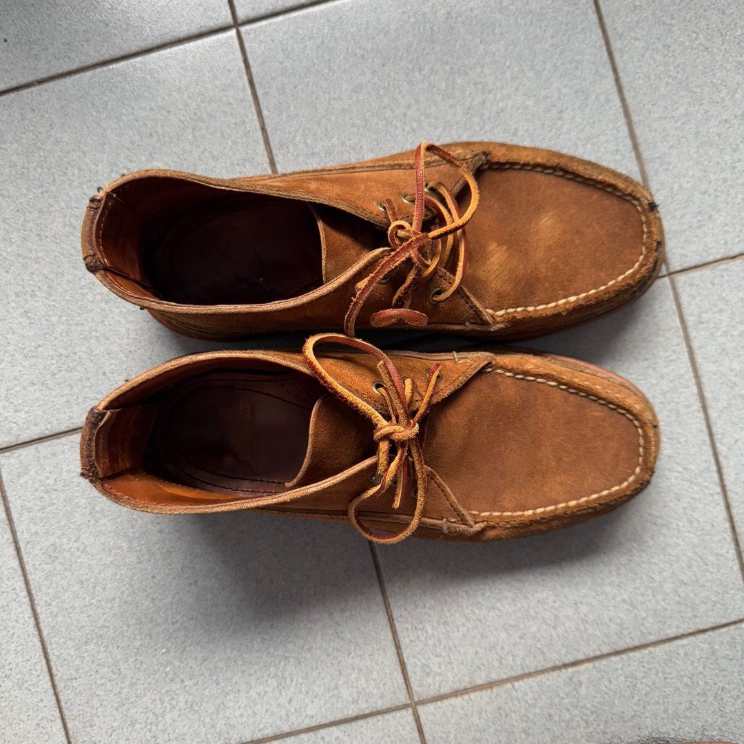 RED WING 9179 Wabasha Made in USA Suede Chucker Boots Moccasin Work ...