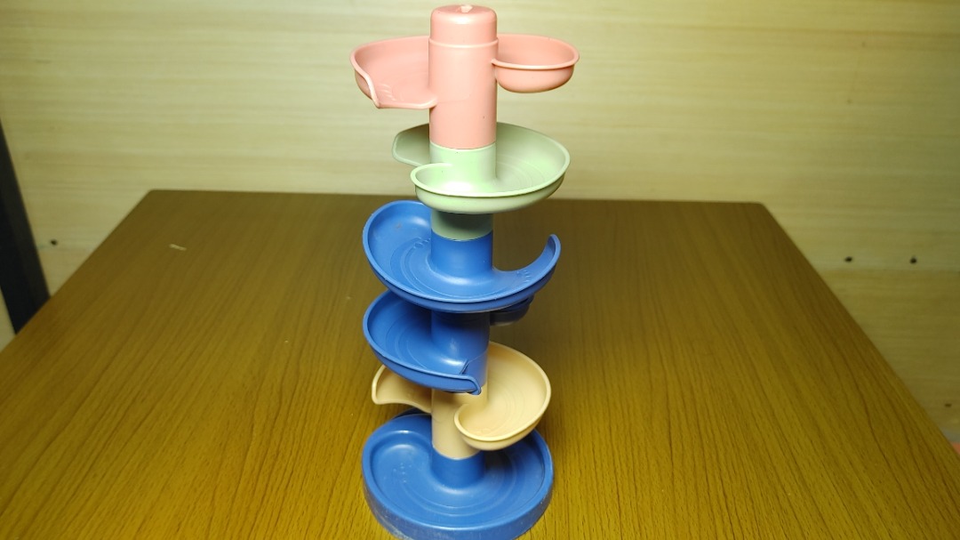 Rolling Ball Track Slide Tower, Hobbies & Toys, Toys & Games on Carousell