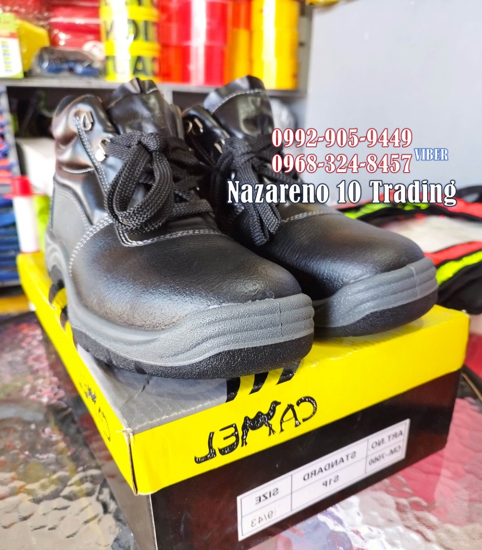 safety soes camel 7060 hi-cut, Men's Fashion, Footwear, Boots on Carousell