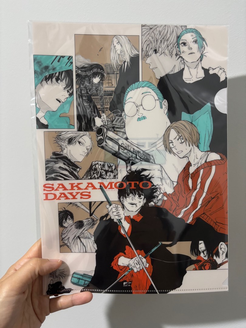 SOLD Sakamoto Days A4 file, Hobbies & Toys, Memorabilia & Collectibles ...