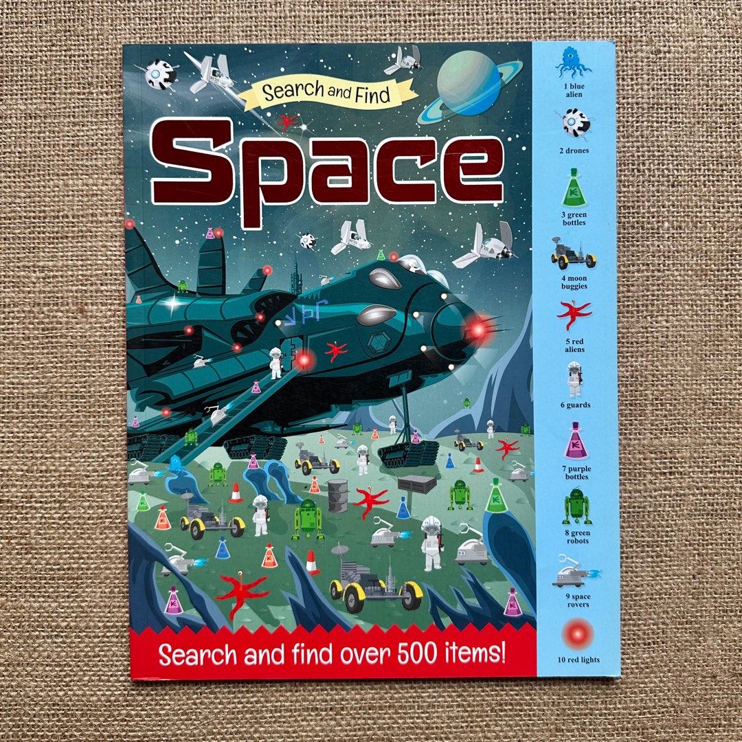 SEARCH AND FIND: SPACE, Hobbies & Toys, Toys & Games on Carousell