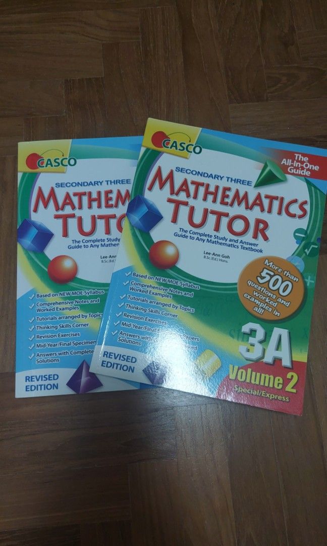 sec 3 math assessment book (volume 1 and 2), Hobbies & Toys, Books ...