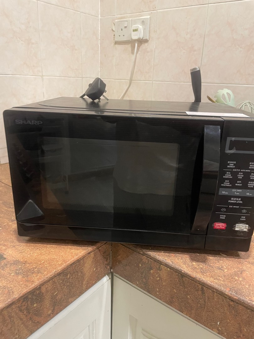 Sharp Microwave Oven 20L R207EK, TV & Home Appliances, Kitchen ...