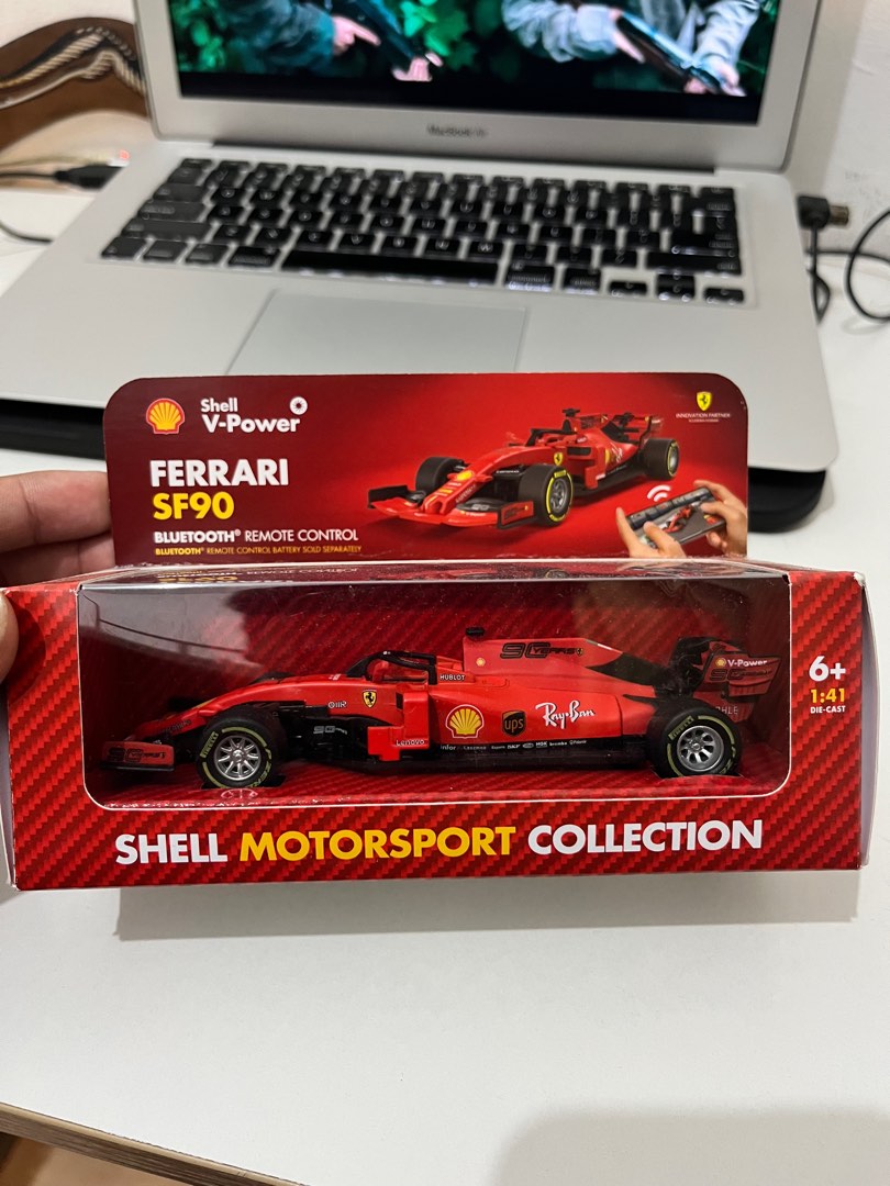 Shell Bburago Ferrari SF90 Remote control, Toys & Collectibles, Mainan ...