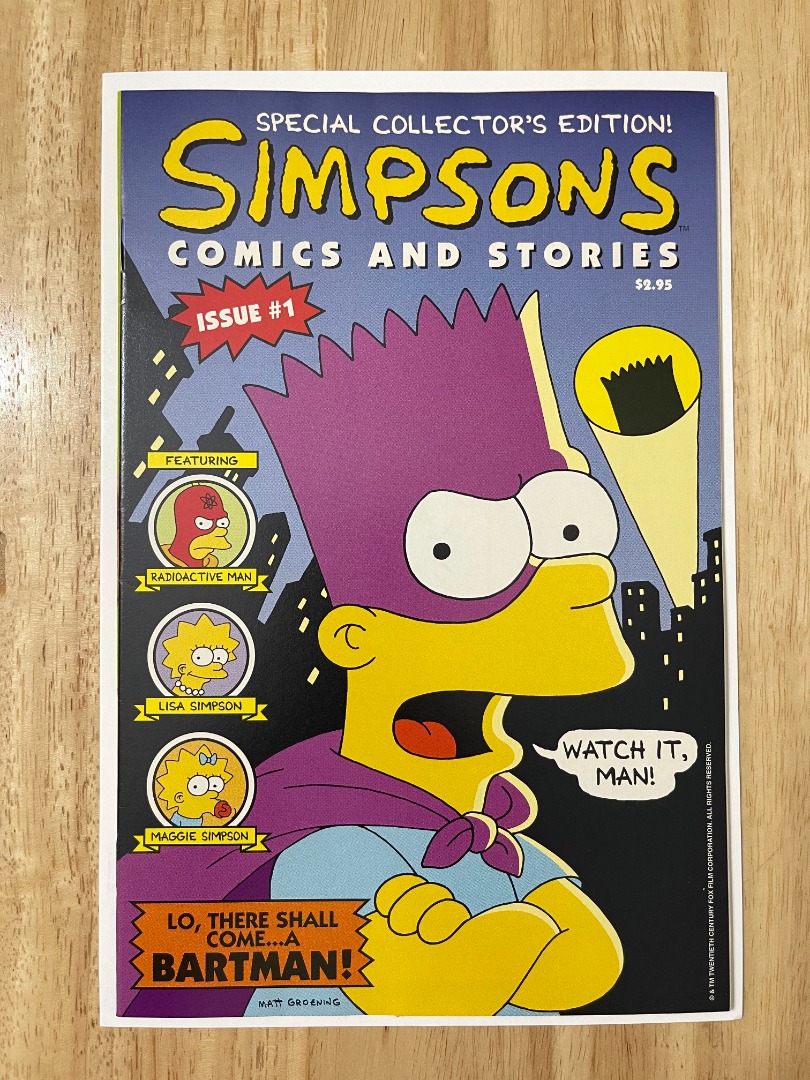 Simpsons Comics and Stories Special Collectors Edition Issue #1 w ...
