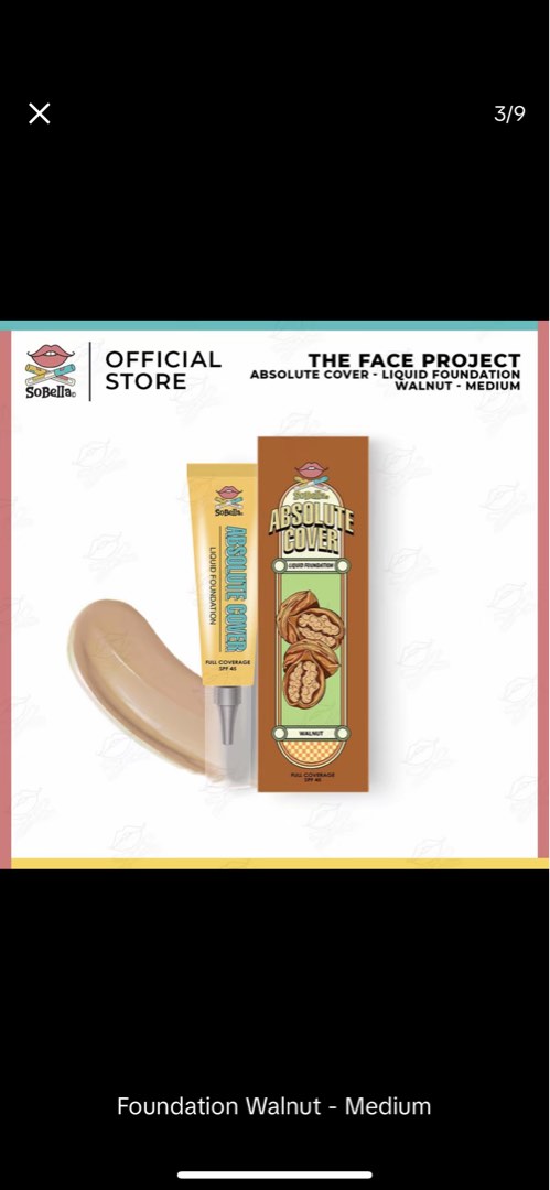 Sobella foundation (walnut), Beauty & Personal Care, Face, Makeup on ...