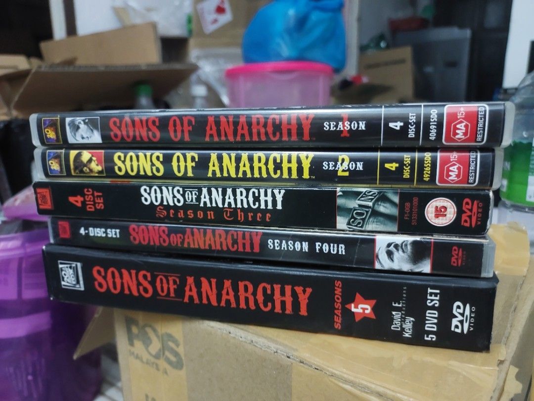 Sons of Anarchy DVD used, Hobbies & Toys, Music & Media, CDs & DVDs on Carousell