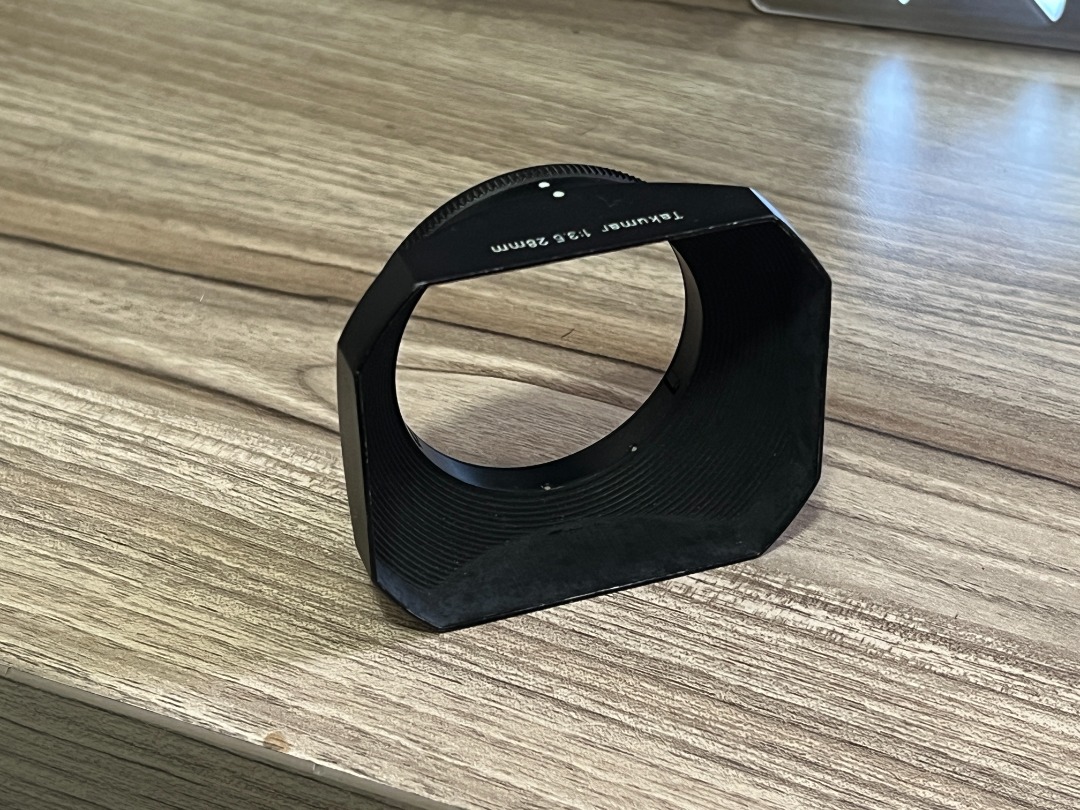 Square hood - hood kotak - metal besi fit ke semua 49mm - Takumar 1:2.5 ...