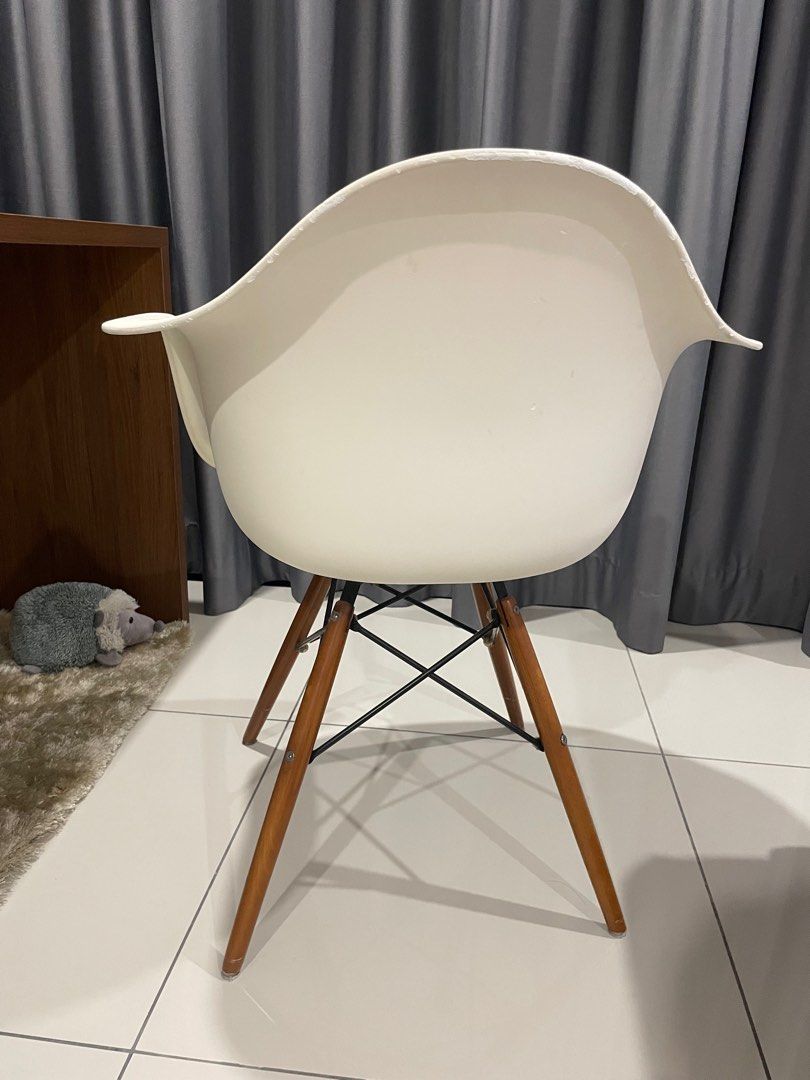 SSF white chair modern, Furniture & Home Living, Furniture, Chairs on ...