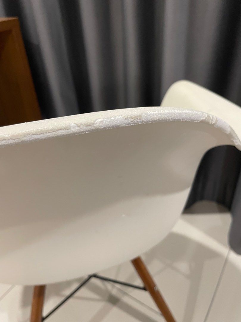SSF white chair modern, Furniture & Home Living, Furniture, Chairs on ...