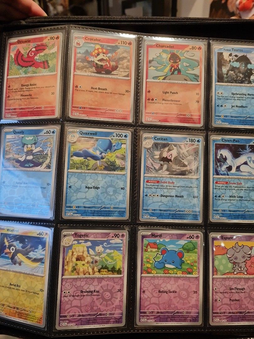 SSP RH Pokemon TCG surging sparks reverse holo, quaxly quaxwell chien ...
