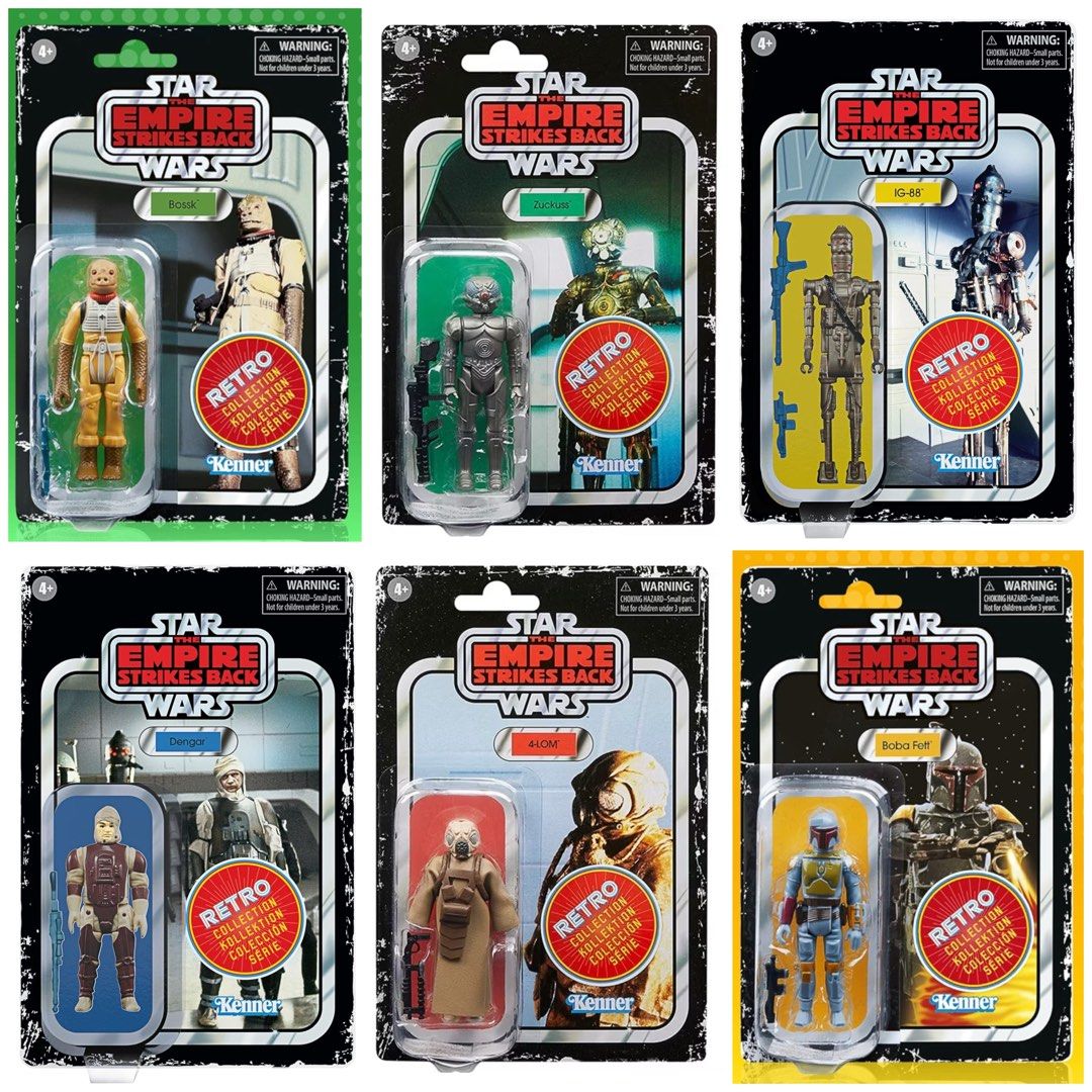 Star Wars Boba Fett & Bossk, Dengar & IG-88 and Zuckuss & 4-Lom from ...