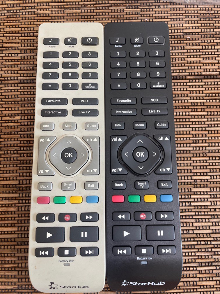 StarHub cable box remote, TV & Home Appliances, TV & Entertainment, TV ...