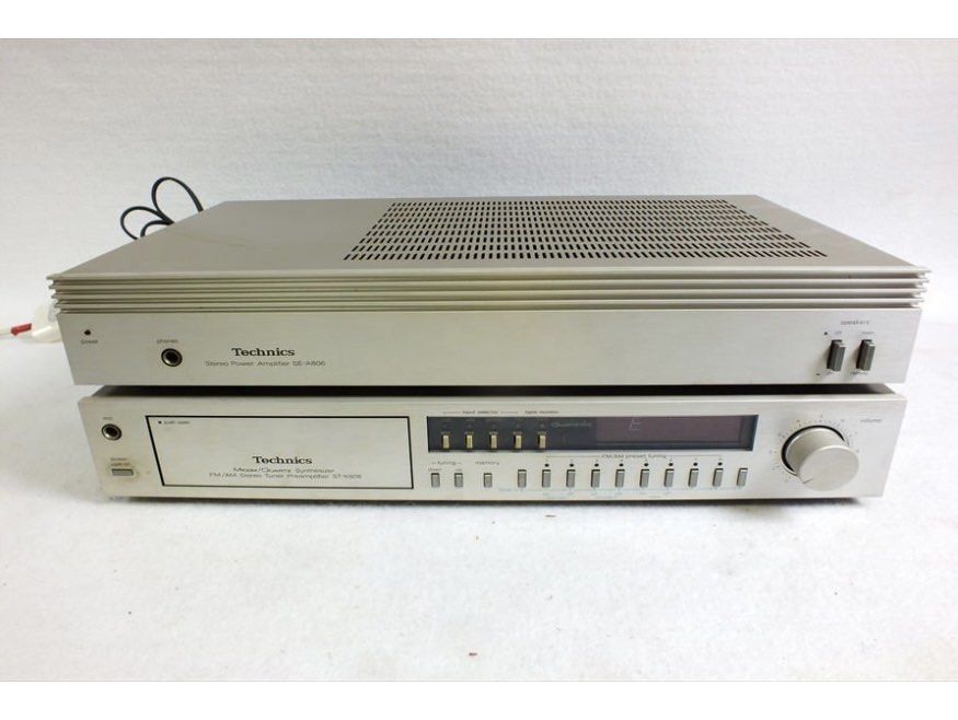 Technics 松下電器前後級擴大機 ST-K808 Tuner Pre-Amp/SE-A806 Power Amp, 耳機及錄音音訊設備 ...