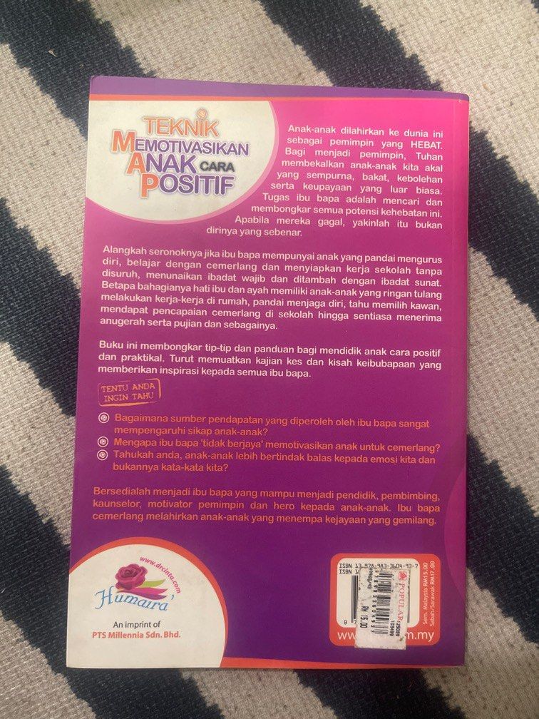 Teknik Memotivasikan Anak Cara Positif by Tengku Asmadi, Ph.D., Hobbies ...