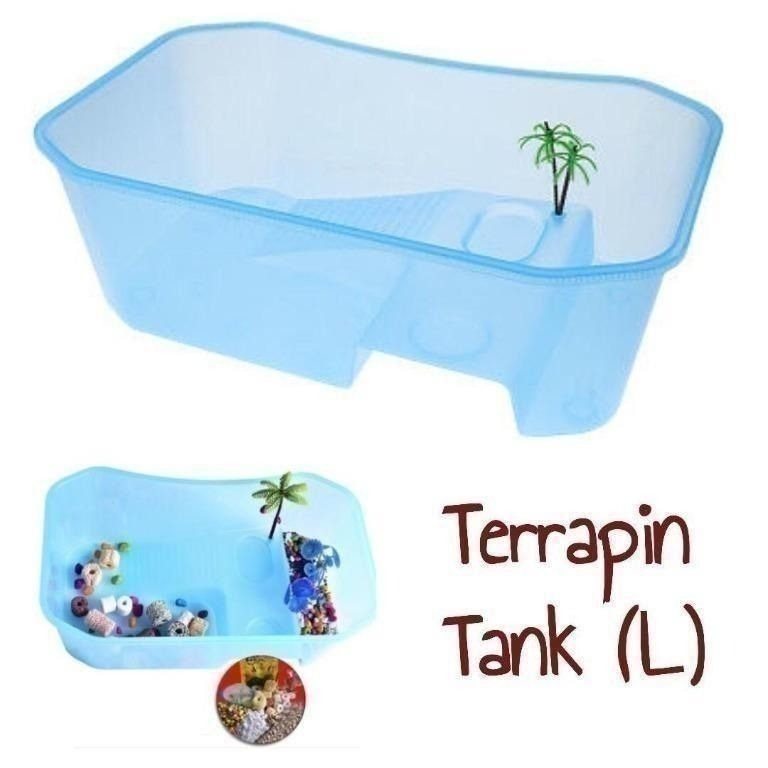 Terrapin Tank (L size), Pet Supplies, Homes & Other Pet Accessories on ...