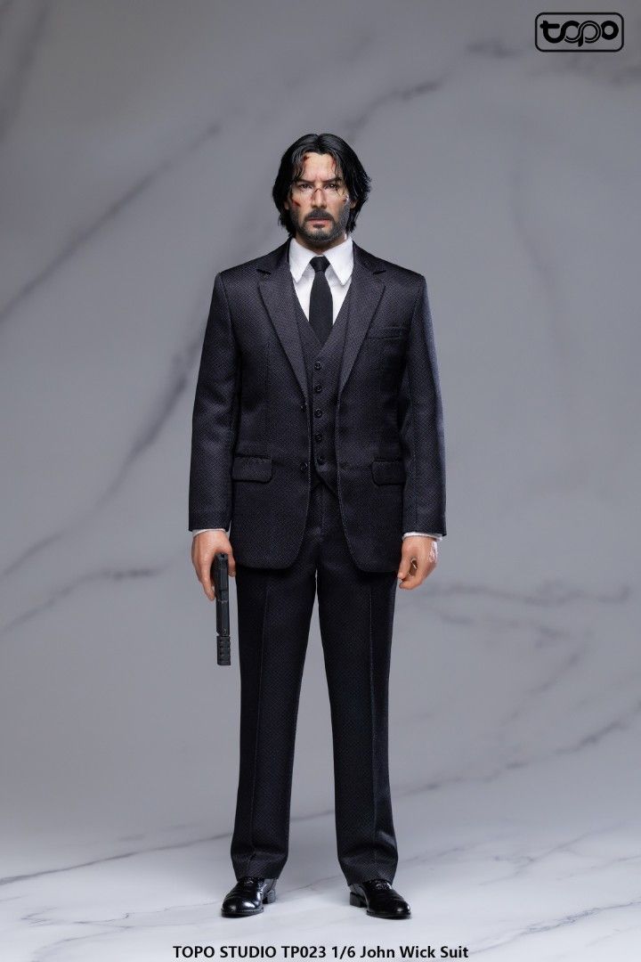 TOPO TP023 1/6 Scale Suit set with body John Wick, Hobbies & Toys, Toys & Games on Carousell