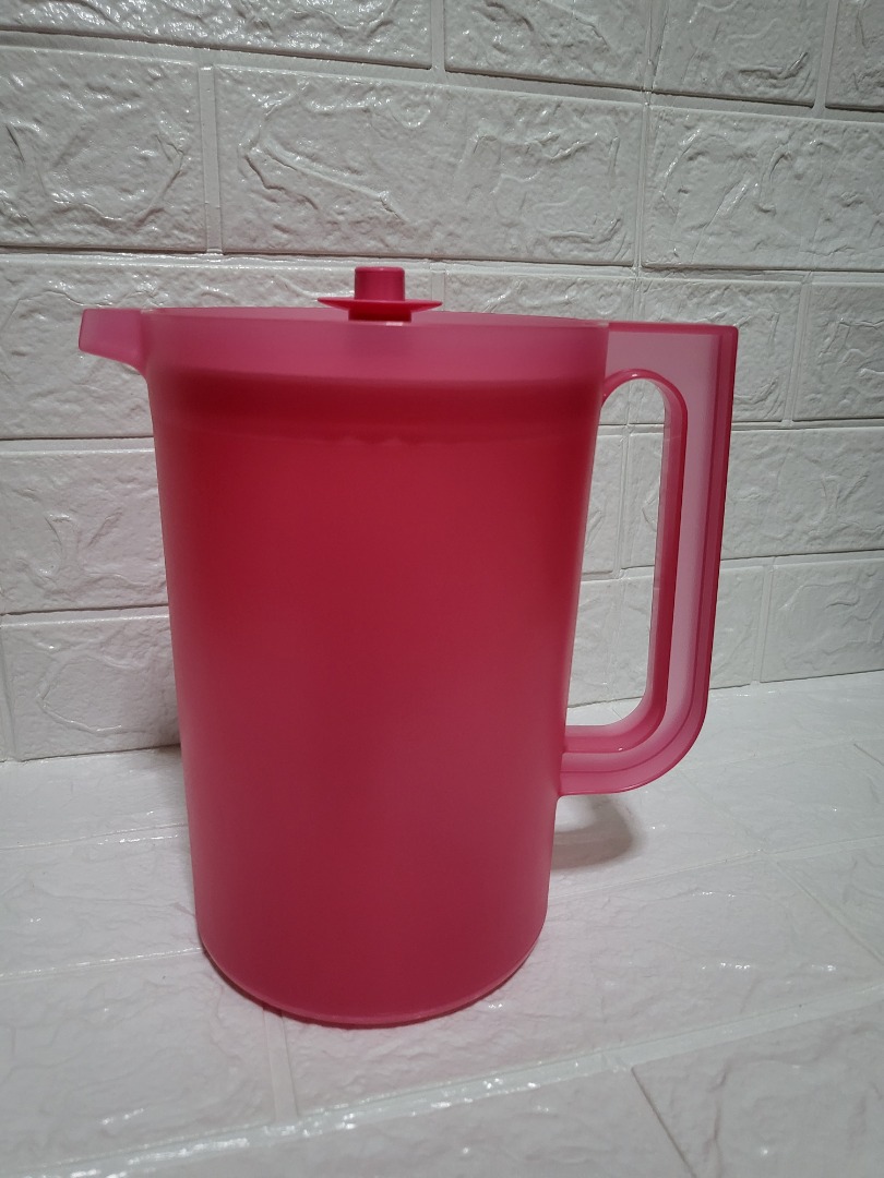 Tupperware Classic Pitcher 2L Color Pink, Furniture & Home Living ...