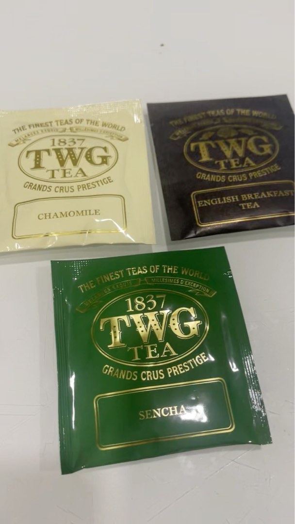 TWG Tea - Chamomile, English Breakfast Tea, Sencha, Food & Drinks, Beverages on Carousell