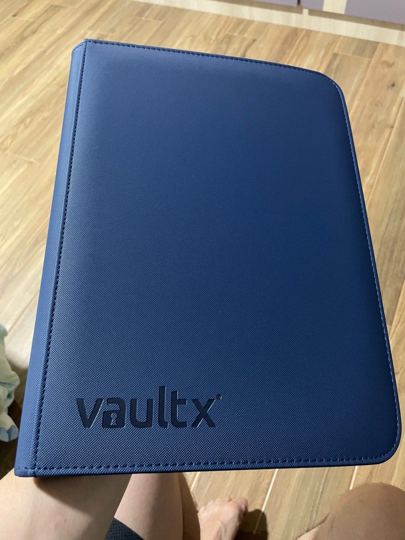 Vault x exo tec zip binder 9 pocket page - blue, Hobbies & Toys, Toys ...