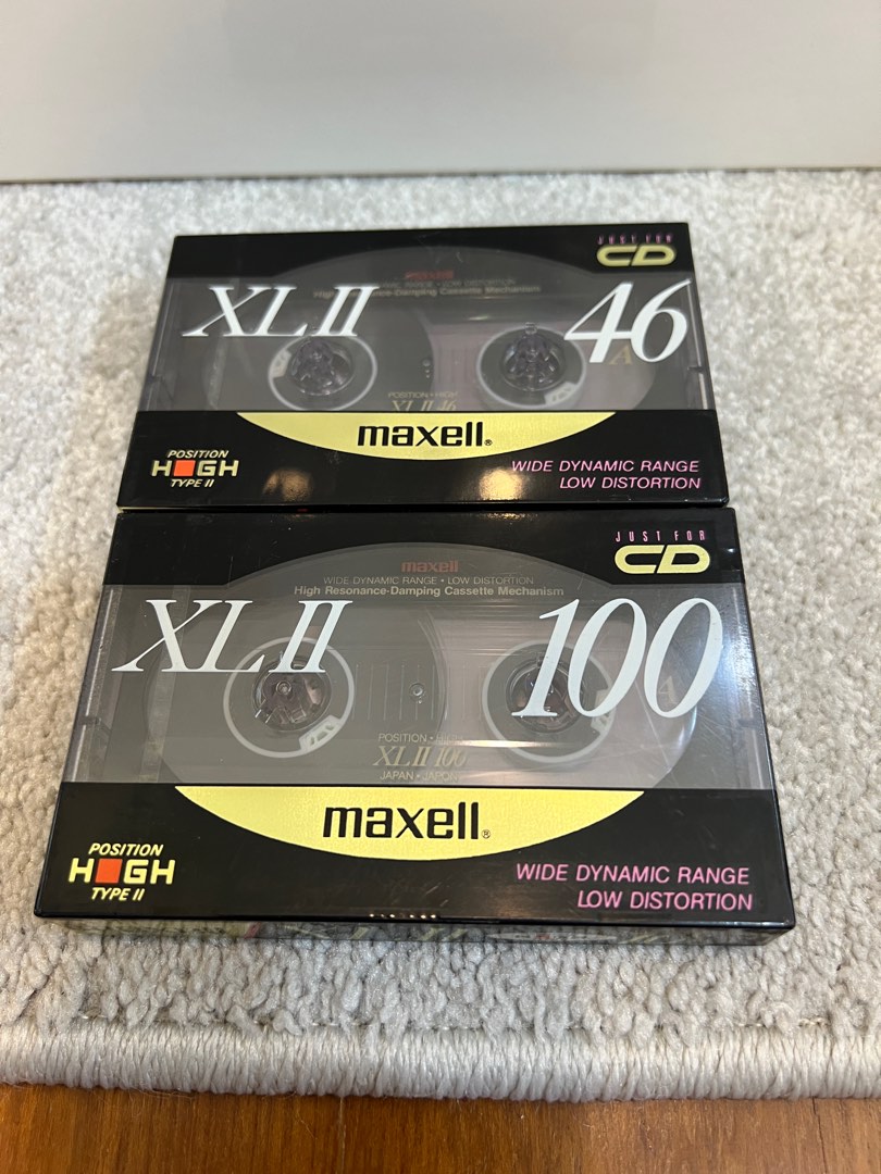 VINTAGE MAXELL XL-II TYPE 2 CASSETTE TAPES, Audio, Other Audio ...
