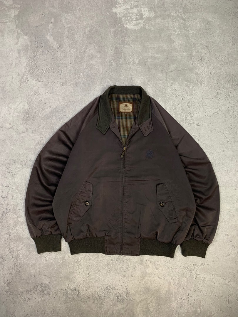 Vtg Gaily Life Harrington Jacket ( BOXY FIT ) Harrington Jacket, Fesyen ...