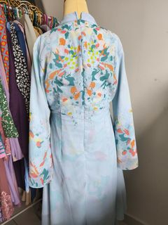 Baju Raya/Kurung Wanzar, Women's Fashion, Muslimah Fashion, Baju Kurung ...