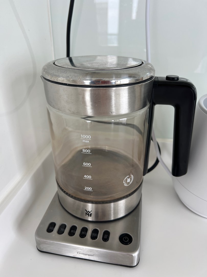 WMF KITCHENminis Glass Kettle Vario, 1.0l, Furniture & Home Living ...