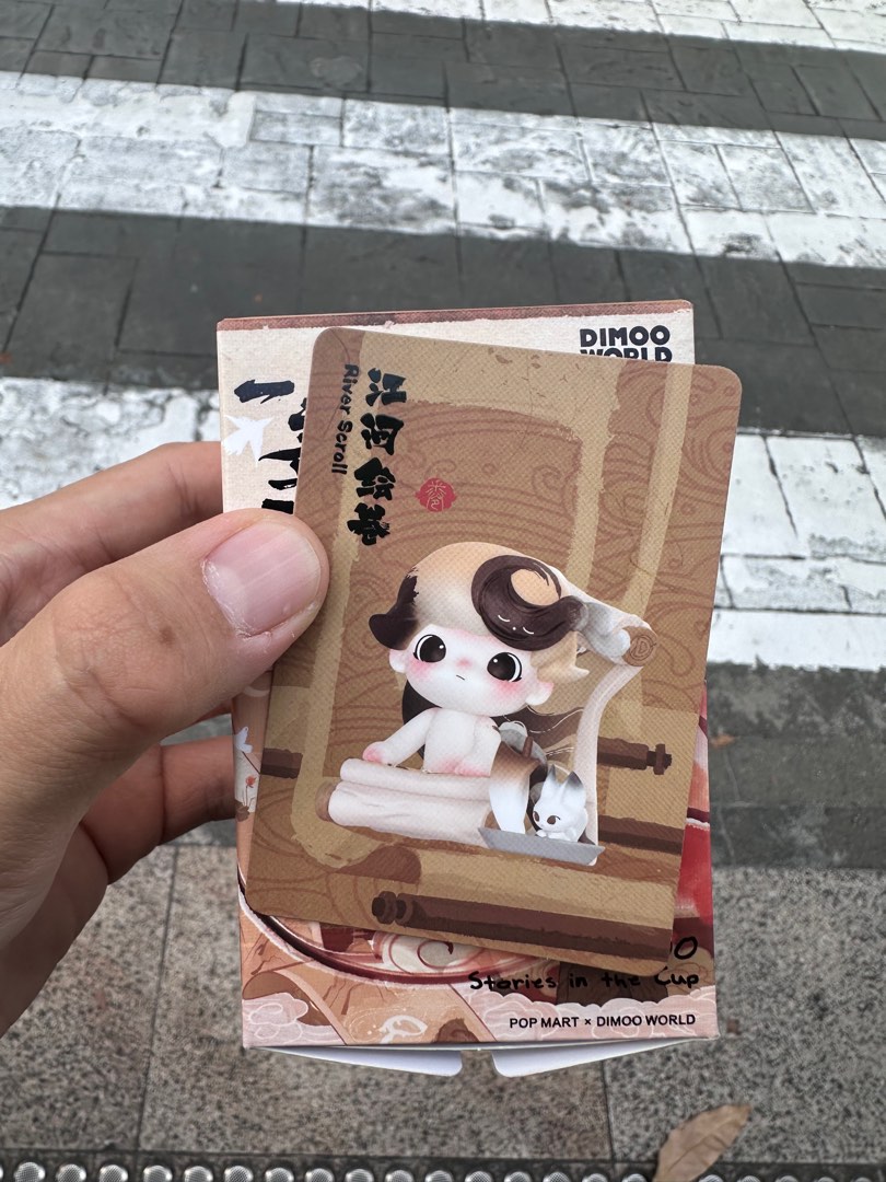 WTS Dimoo stories in the cup - River Scroll, Hobbies & Toys, Toys ...