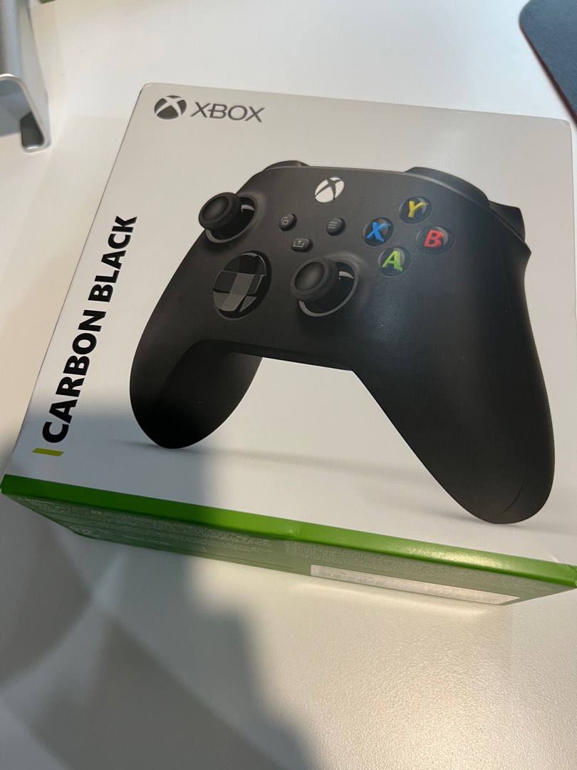 Xbox Carbon Black Wireless Controller, Video Gaming, Video Game Consoles, Xbox on Carousell