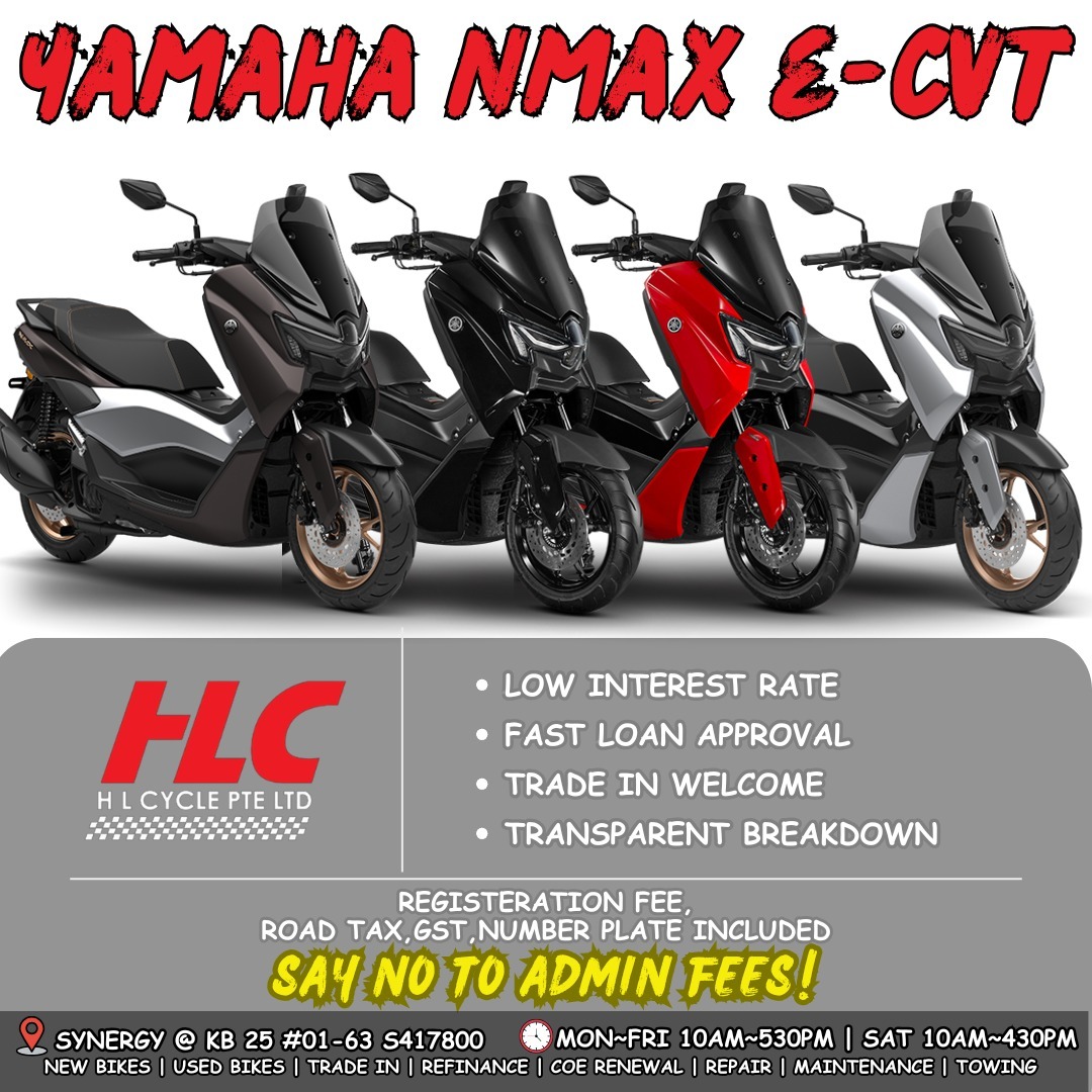 YAMAHA NMAX E-CVT, Motorcycles, Motorcycles for Sale, Class 2B on Carousell
