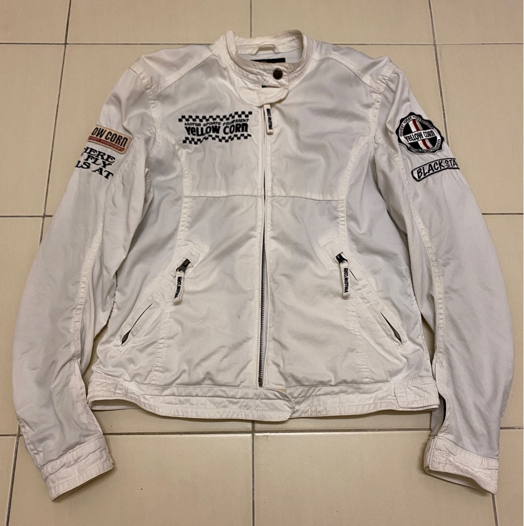 Yellow Corn Sledge Hammer Bikers Jacket, Men's Fashion, Coats, Jackets ...