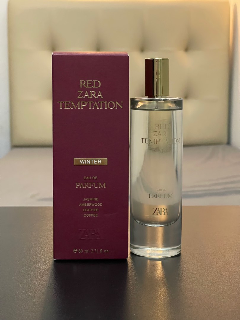 ZARA Red Temptation (Winter) Eau De Parfum 80ml, Beauty & Personal Care ...