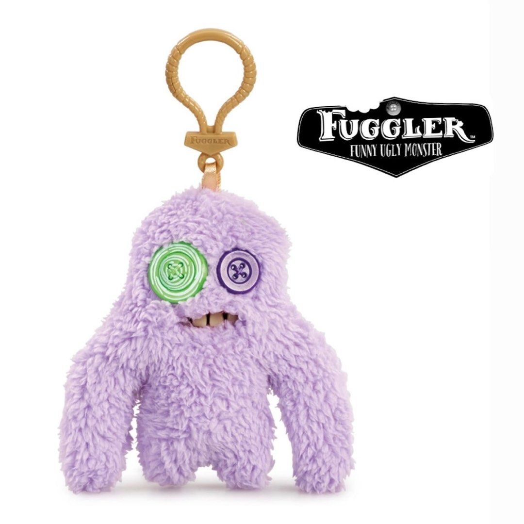 Zuru Fuggler funny ugly monster purple soft toy doll charm keychain ...