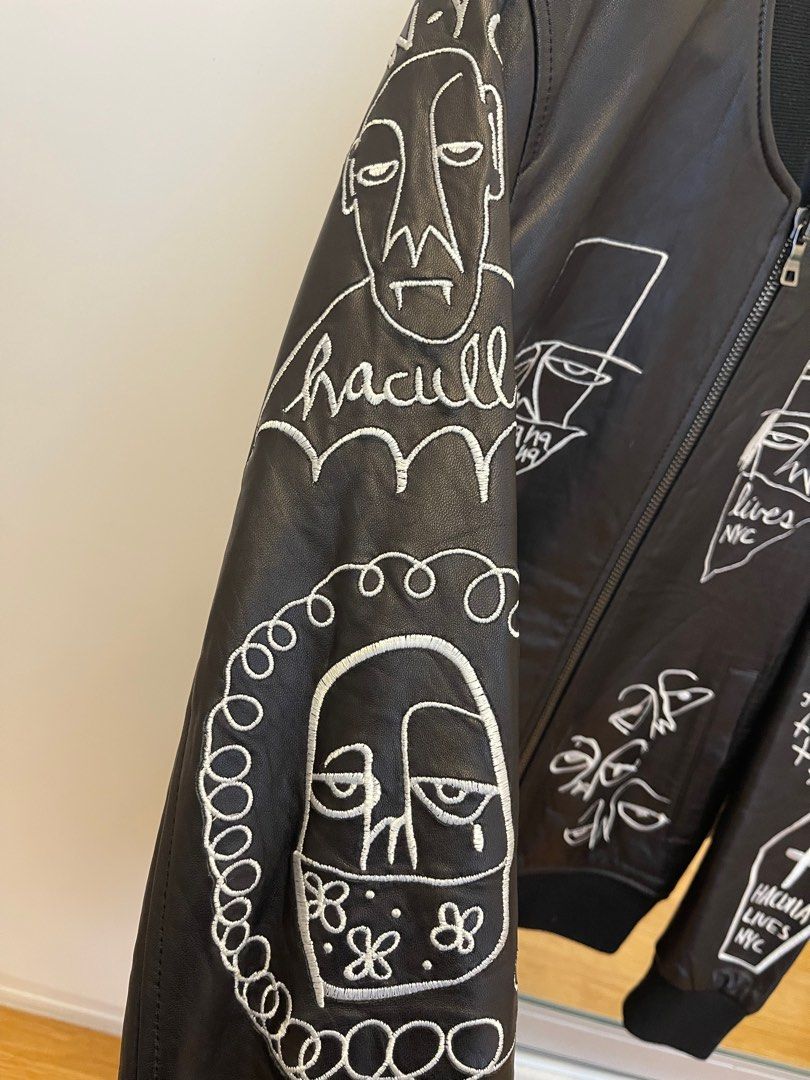 100% Authentic Rare Haculla Sheep leather jacket not Burlon Margiela ...