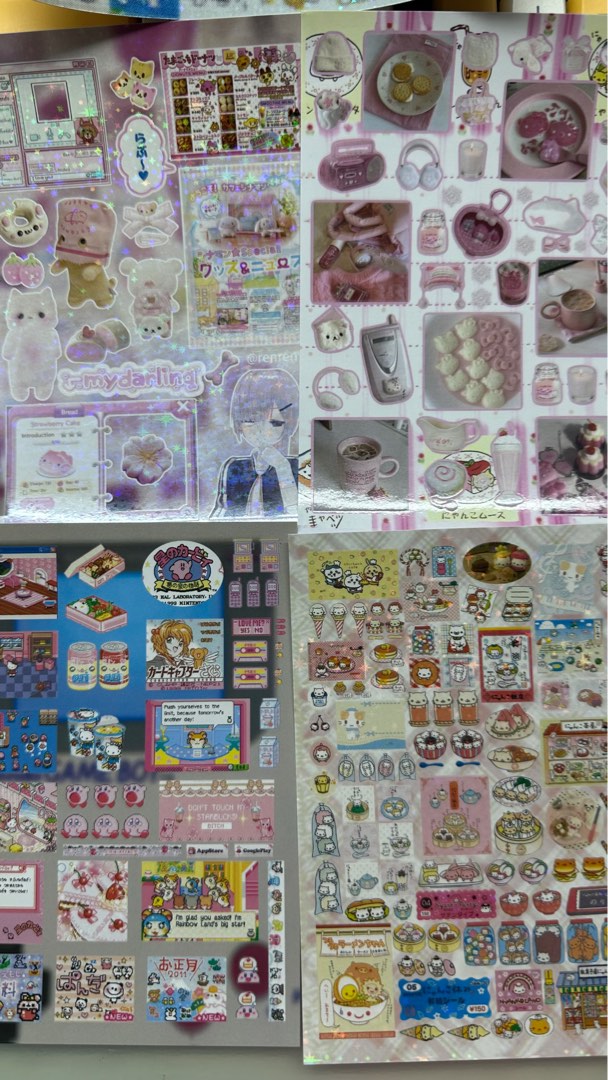 18pc sticker grabbag - good for bujo, journalling, junk journalling ...