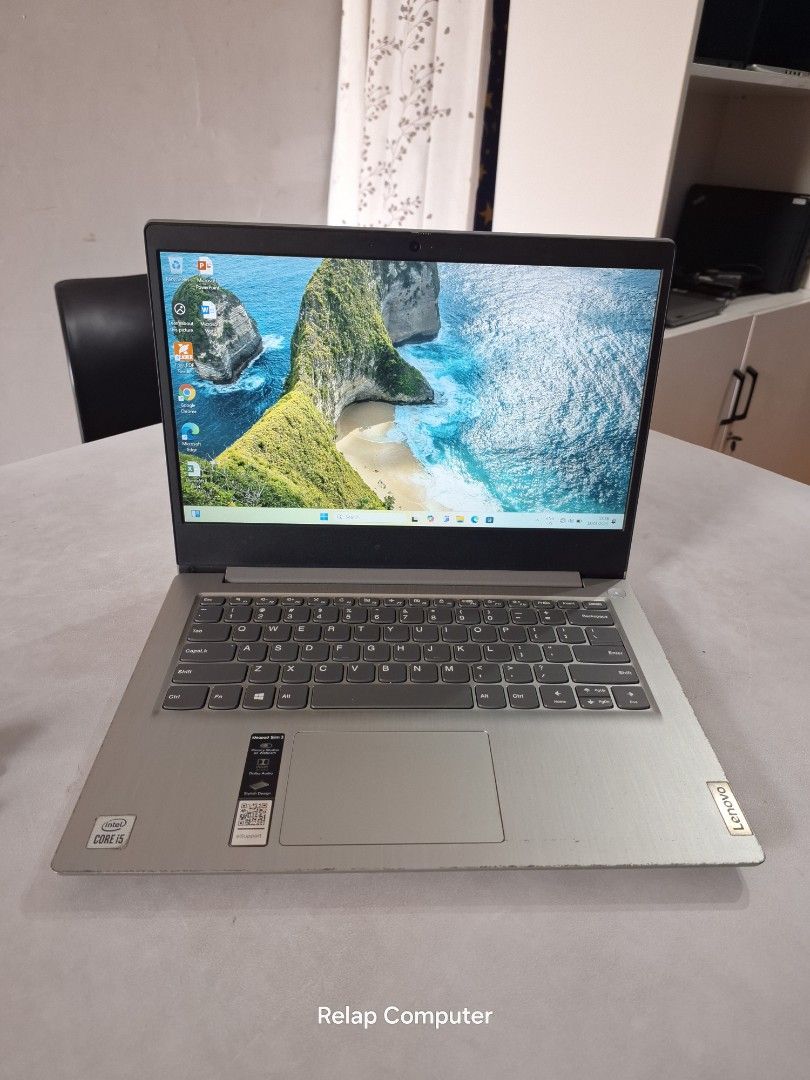 218. Laptop Lenovo Ideapad Slim 3 14IIL05 intel core i5 gen 10, Elektronik, Komputer, Laptop di ...