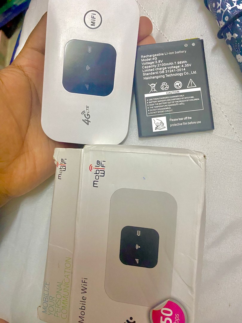 4G Pocket WiFi Router 150Mbps 4G Wireless Router 2100mAh Broadband Wide ...