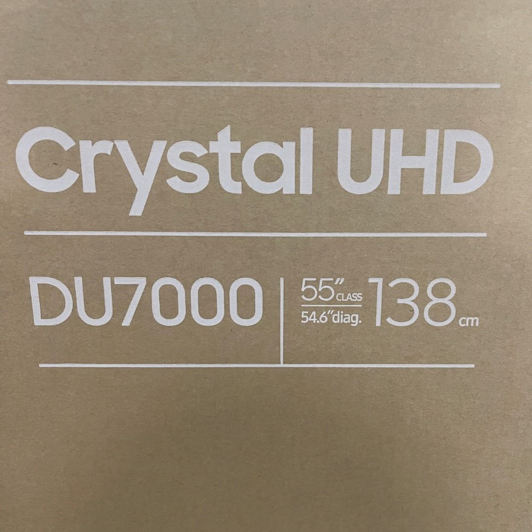 55” Crystal UHD DU7000 4K Tizen OS Smart TV (2024), TV & Home Appliances, TV & Entertainment, TV ...
