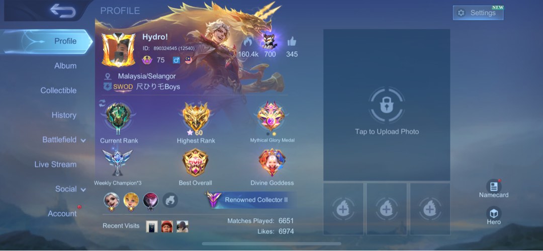 Account MLBB, Video Gaming, Gaming Accessories, In-Game Products on ...