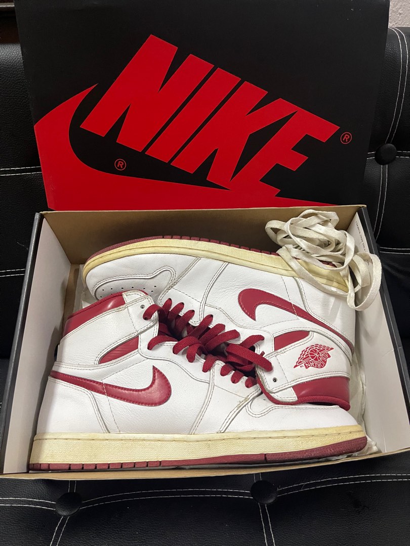 air jordan 1 high Metallic Red, Men's Fashion, Footwear, Sneakers on ...