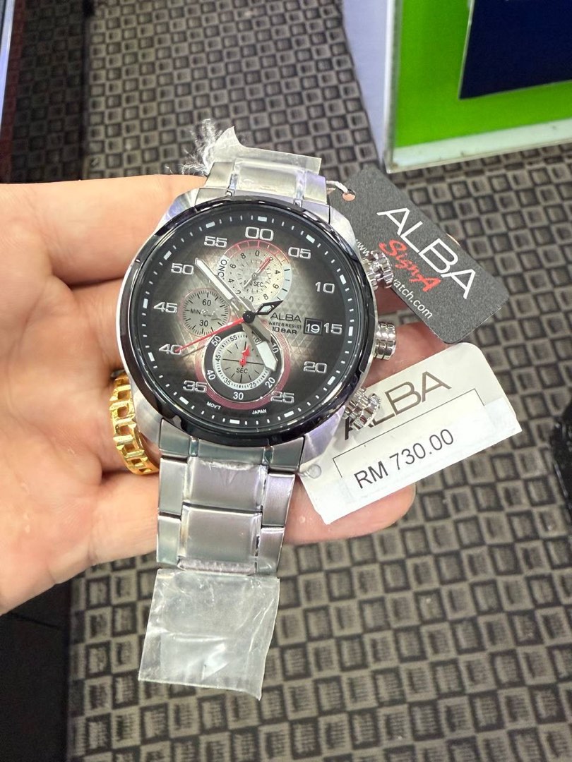 ALBA SIGN A CHRONOGRAPH AM3235X, Men's Fashion, Watches & Accessories ...